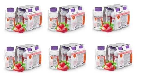 NUTRICOMP Drink Plus ZESTAW 24x200ml truskawkowy MEDIPLUS sklep ...